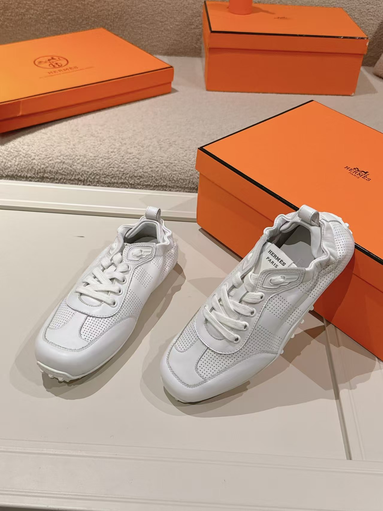 Hermès calfskin casual shoes - Cnfans Spreadsheets